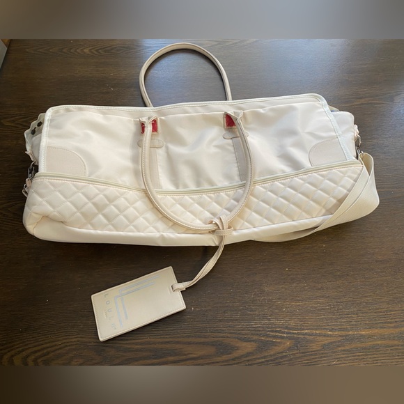 Loulou Bags | Bags | Loulu Travel Weekender Bag In Cream With Usb Port ...